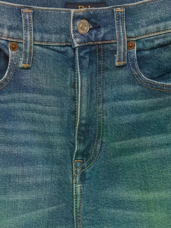 Polo Ralph Lauren Suede Patch Jeans - Blue
