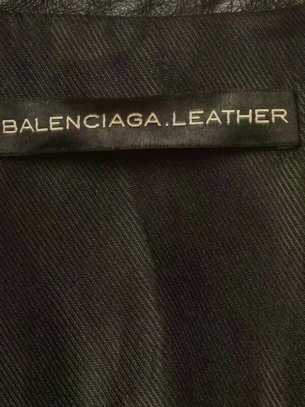 Balenciaga Quilted Lamb Leather Biker Jacket