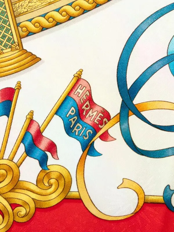 Hermès 1980-2000 Luna Park Silk Scarf 90 Scarves