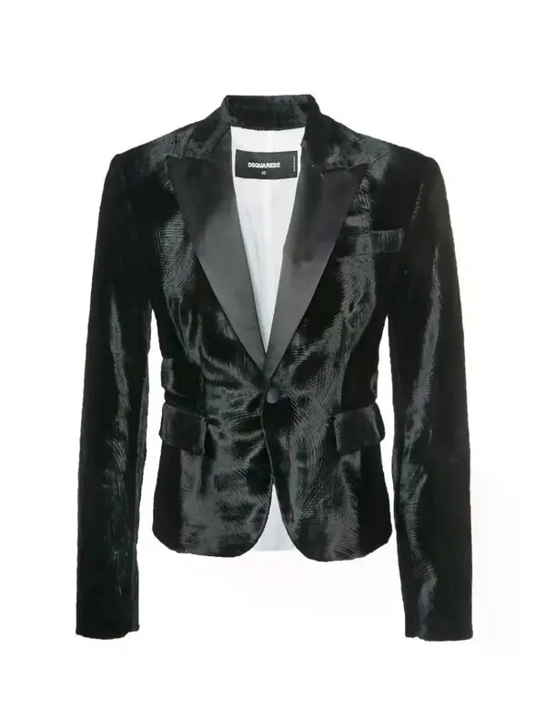 Dsquared2 Single-breasted Cotton Blazer