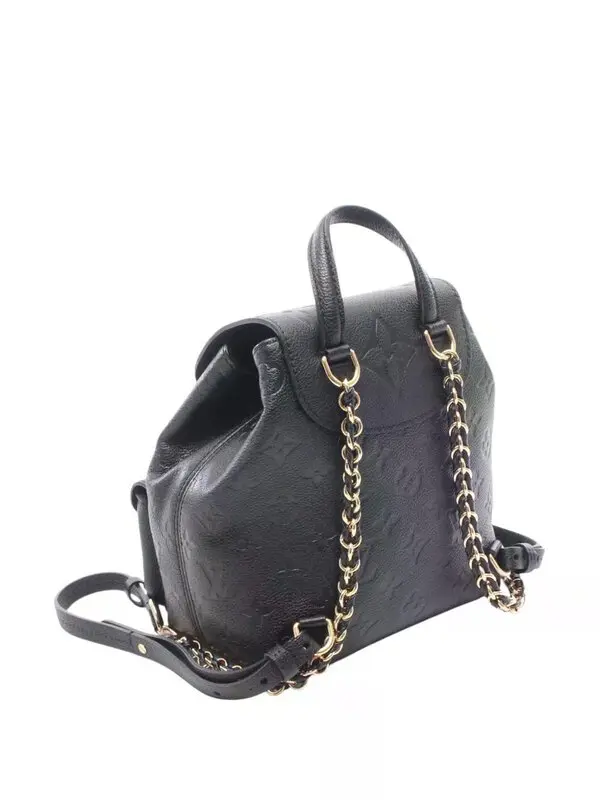 LOUIS VUITTON Monogram Empreinte Backup Backpack - Black