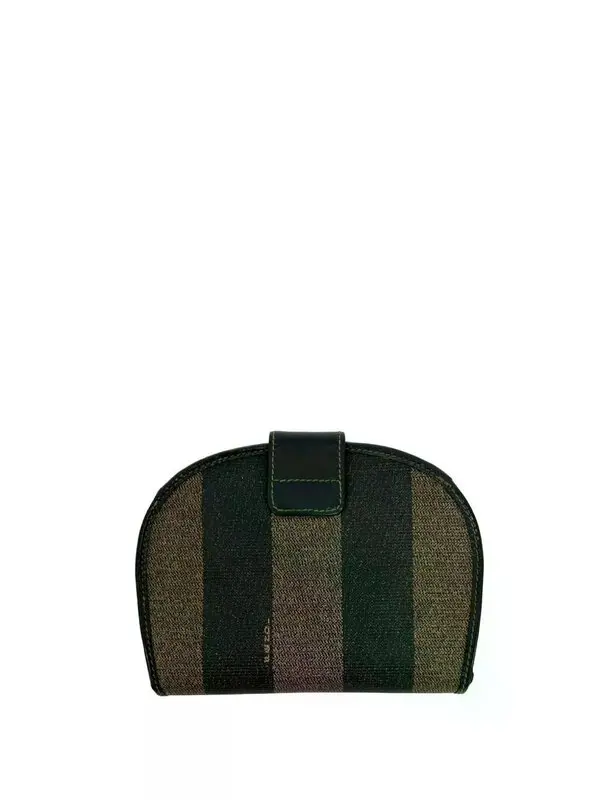 Fendi 20th Century Pequin Coated Canvas Bifold Wallet Small Wallets