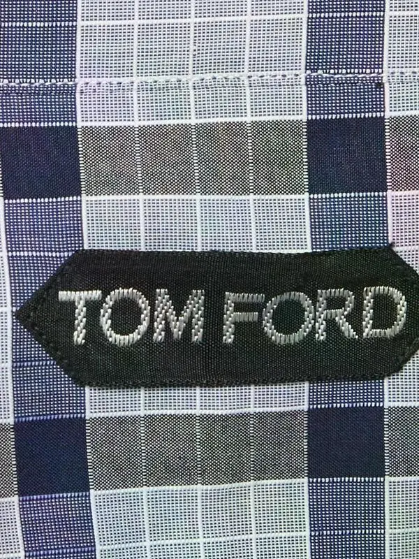 TOM FORD Plaid Buttoned Shirt