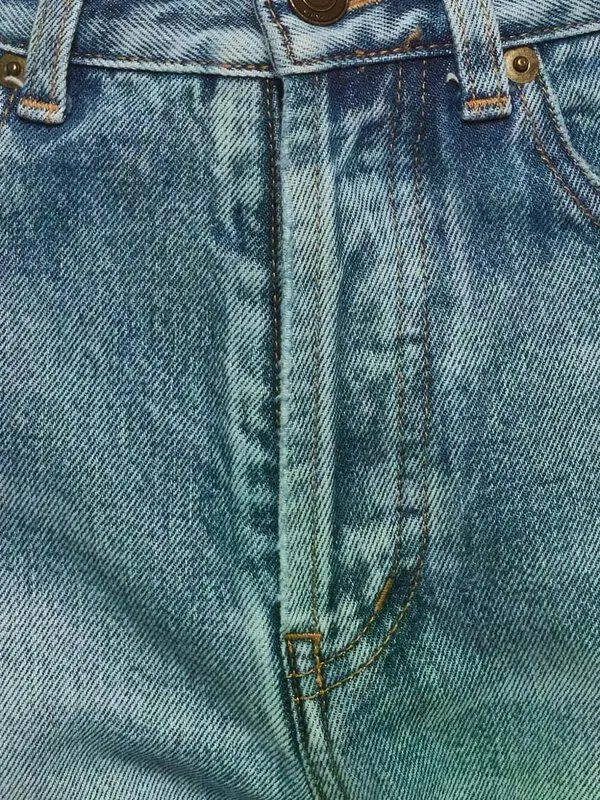 Saint Laurent Distressed Slim-fit Jeans