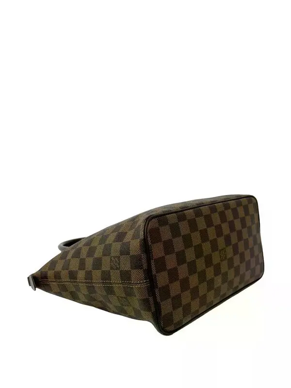 LOUIS VUITTON Damier Ebene Saleya Pm Handbag - Brown