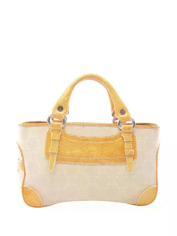 Celine 20th Century Canvas Boogie Bag Handbag - Neutrals