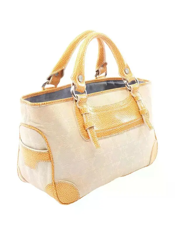 Celine 20th Century Canvas Boogie Bag Handbag - Neutrals