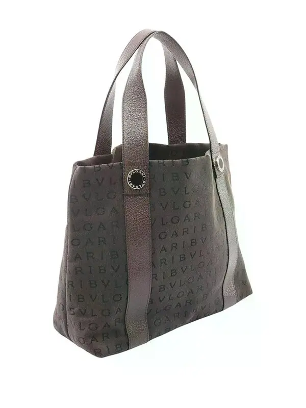 BVLGARI Logomania Canvas Tote Bag