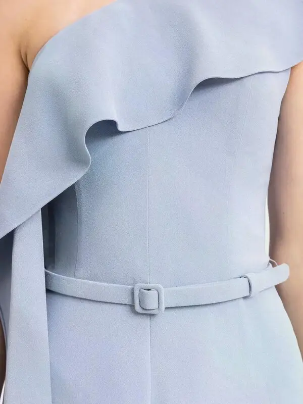 GEMY MAALOUF One-shoulder Ruffled Jumpsuit