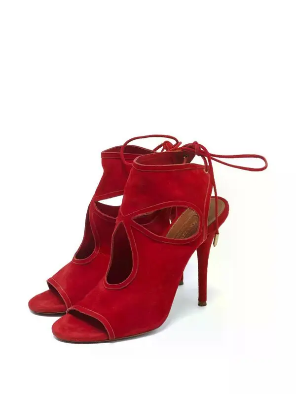 AQUAZZURA Sexy Thing Heeled Sandals - Red