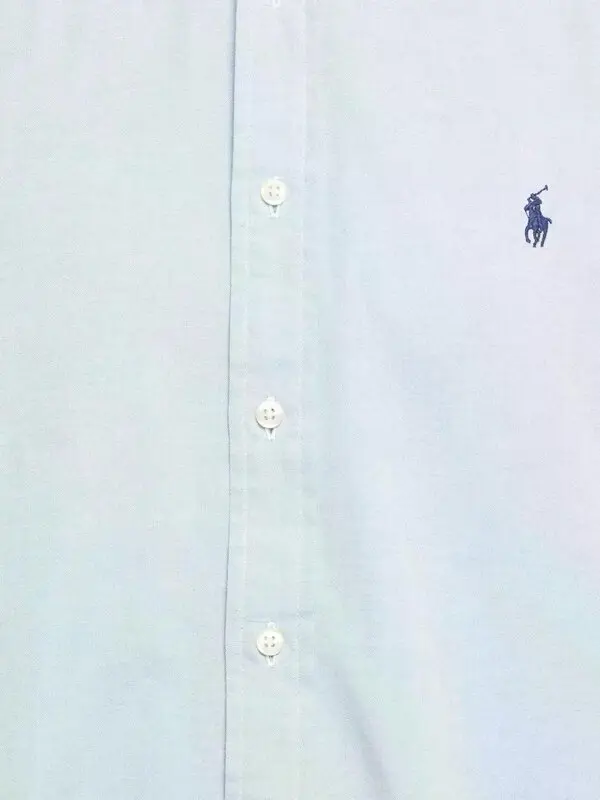 Ralph Lauren Button-down Long-sleeved Shirt - Blue