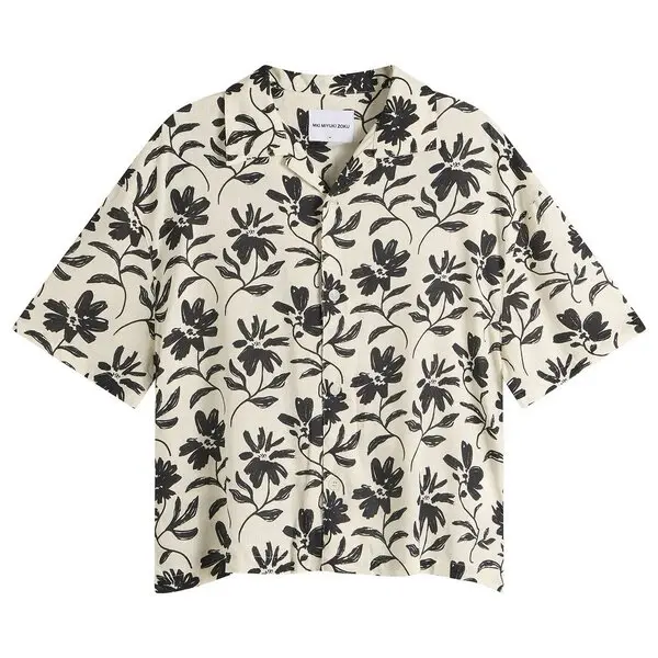 MKI MIYUKI ZOKU Floral Linen Vacation Shirt