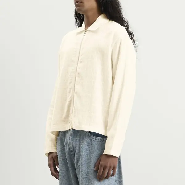 MKI MIYUKI ZOKU Loose Weave Check Rider Jacket