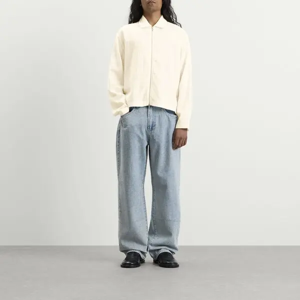 MKI MIYUKI ZOKU Loose Weave Check Rider Jacket