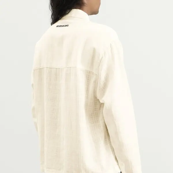 MKI MIYUKI ZOKU Loose Weave Check Rider Jacket