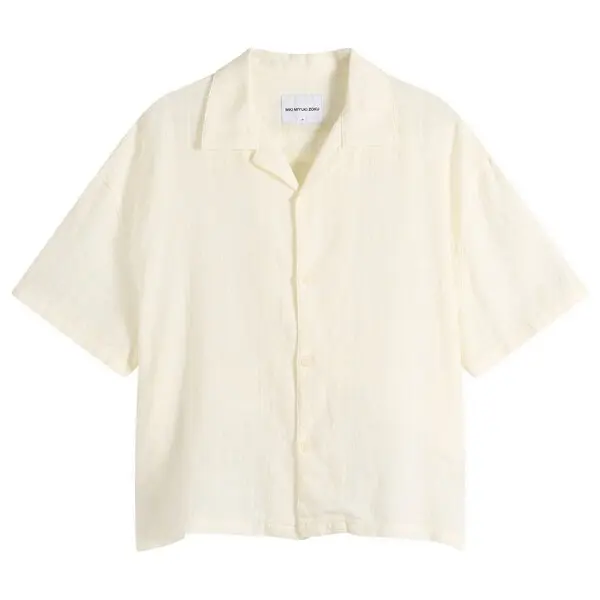 MKI MIYUKI ZOKU Loose Weave Check Vacation Shirt