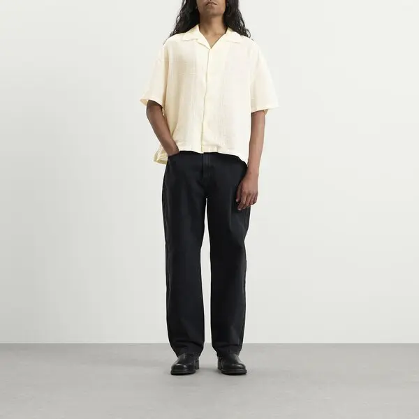 MKI MIYUKI ZOKU Loose Weave Check Vacation Shirt