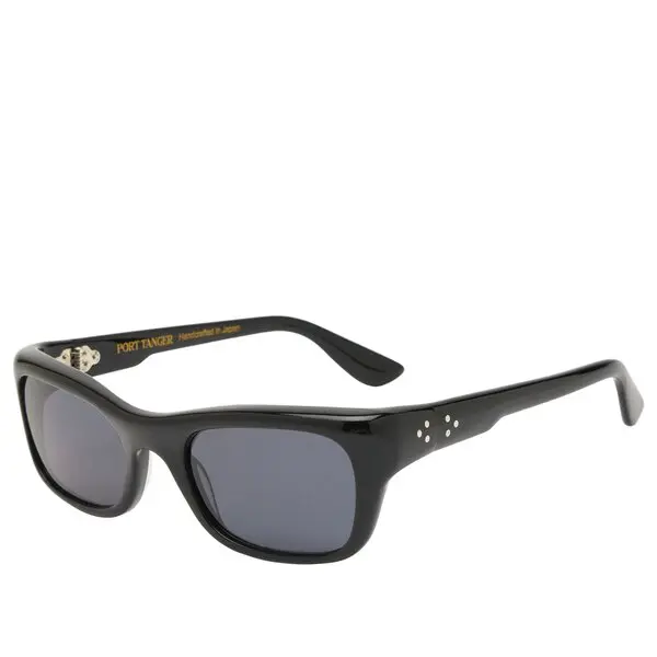 PORT TANGER Dil Rectangular Sunglasses - Black