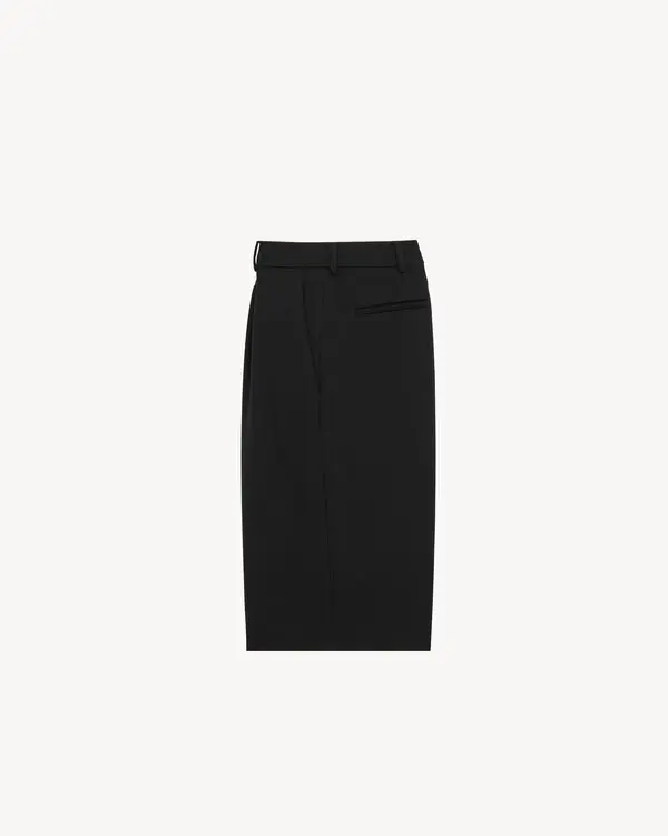 Saint Laurent Grain De Poudre Tailored Bermuda Shorts