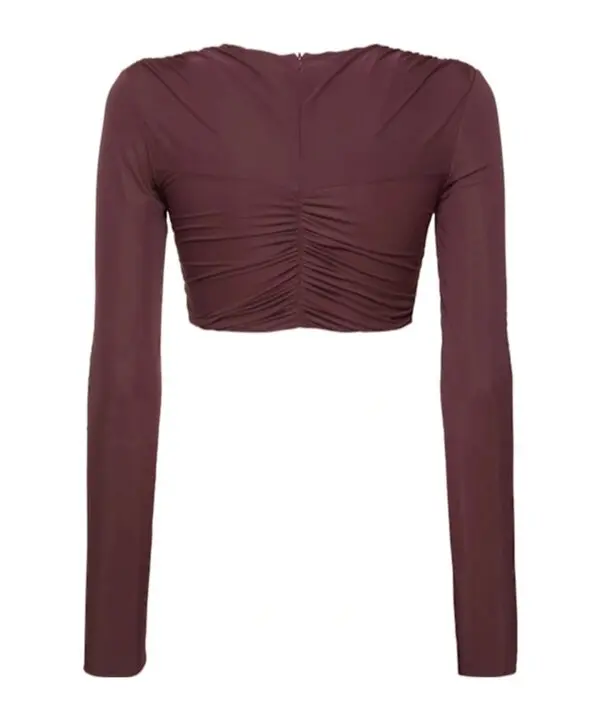 Christopher Esber Transparent Knit Short-sleeve Top