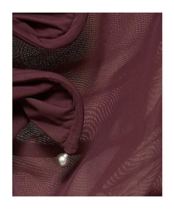 Christopher Esber Transparent Knit Short-sleeve Top