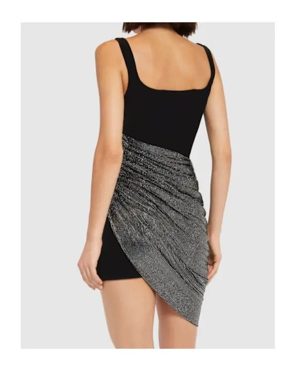 Giuseppe Di Morabito Asymmetric Mini Dress With Draping
