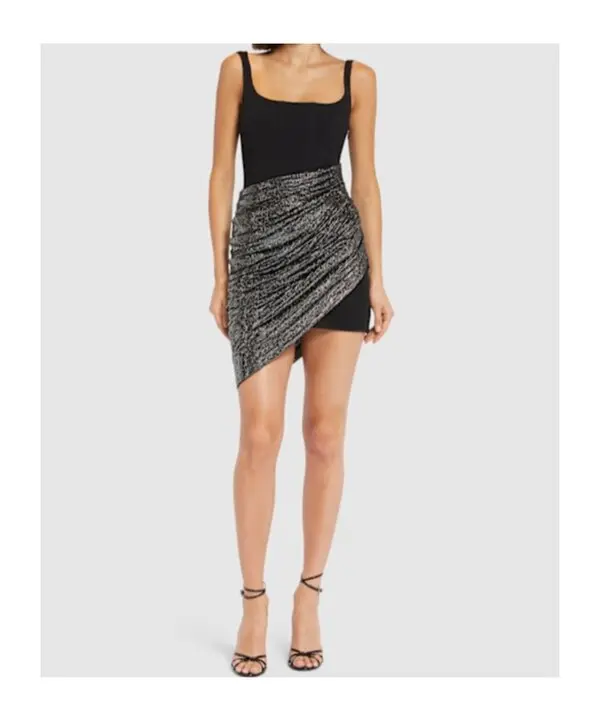 Giuseppe Di Morabito Asymmetric Mini Dress With Draping