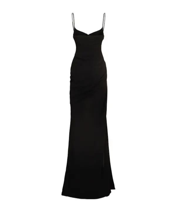 MUGLER Slit Detail Dress
