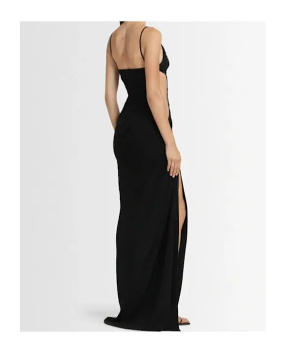 MUGLER Slit Detail Dress