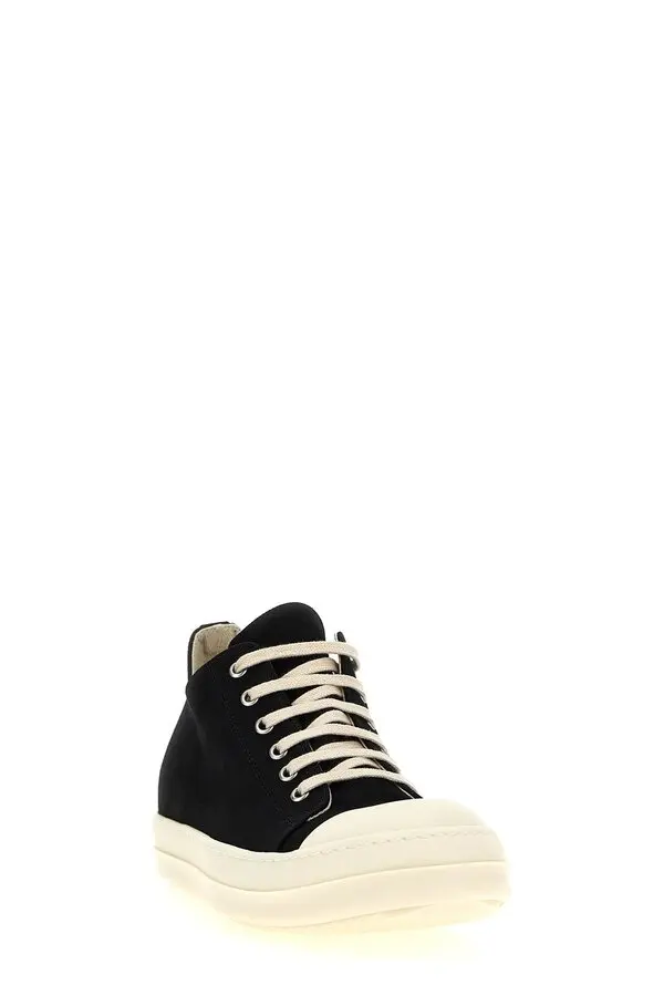 Rick Owens Round Toe Lace-up Sneakers