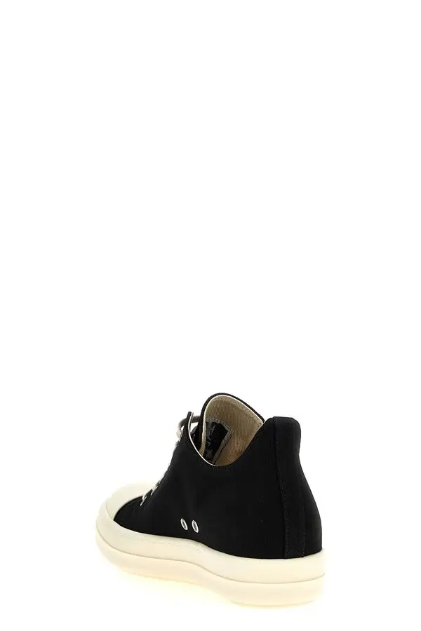 Rick Owens Round Toe Lace-up Sneakers