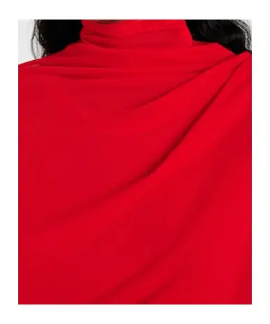 Proenza Schouler Sheer Crepe Jersey Gown - Red