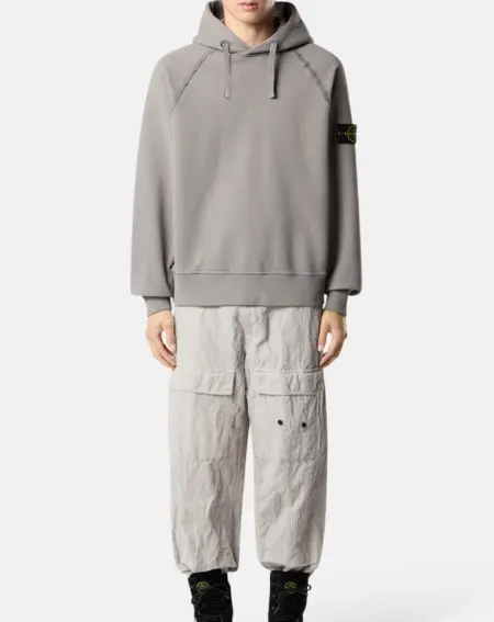Stone Island Long Sleeved Drawstring Hoodie