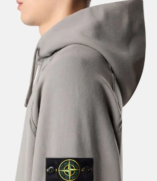 Stone Island Long Sleeved Drawstring Hoodie