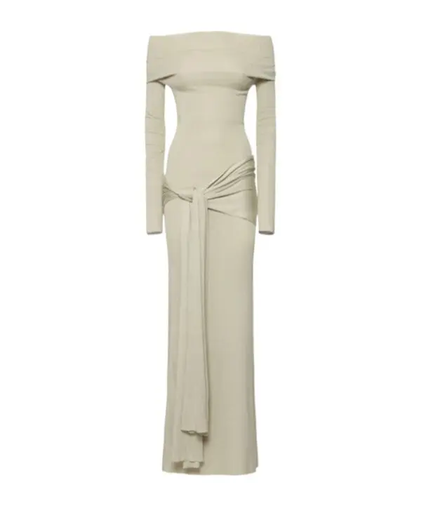 AYA MUSE Long-sleeved Knitted Dress