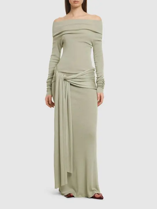 AYA MUSE Long-sleeved Knitted Dress