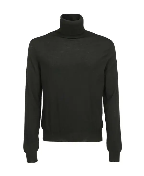 Balenciaga Logo Knitted Pullover - Black
