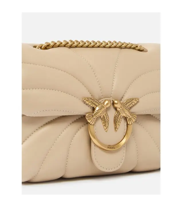 Pinko Love Puff Chain Linked Mini Crossbody Bag