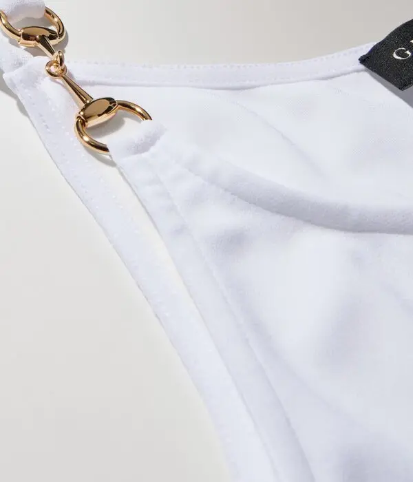 Gucci Viscose Crêpe Jersey Dress With Horsebit Detail