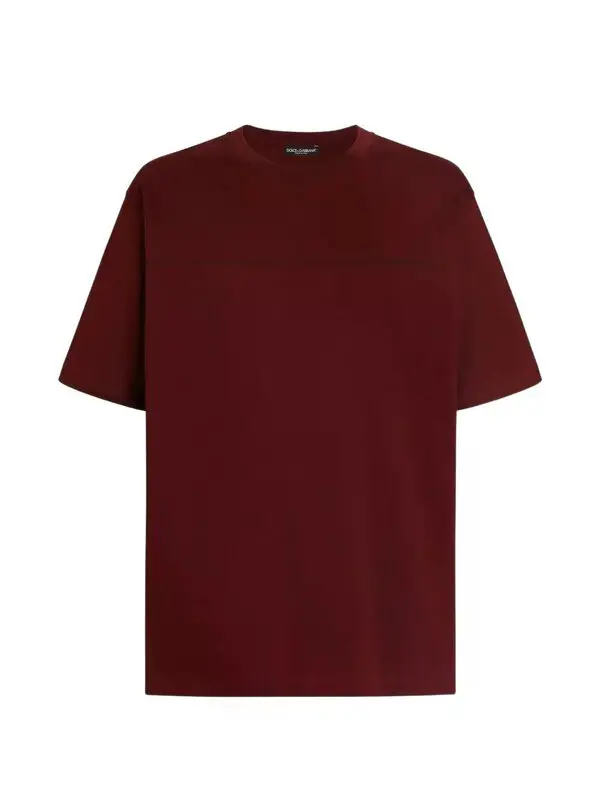 Dolce & Gabbana Cotton T-shirt With Logo - Red