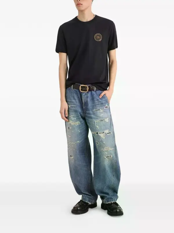Dolce & Gabbana Cotton T-shirt With Patch
