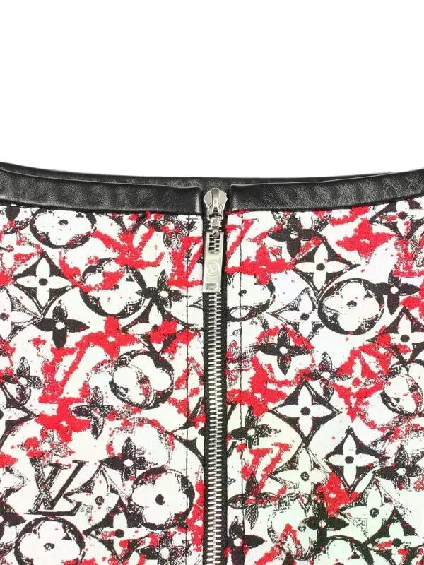 LOUIS VUITTON Monogram Mini Skirt
