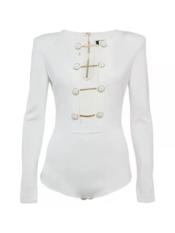 Elisabetta Franchi Ribbed Bodysuit