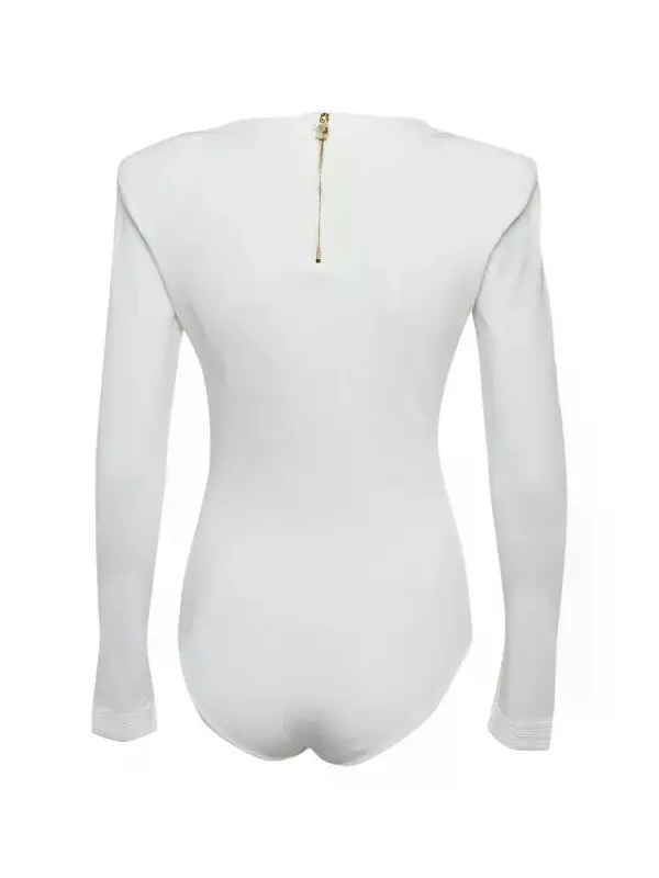 Elisabetta Franchi Ribbed Bodysuit