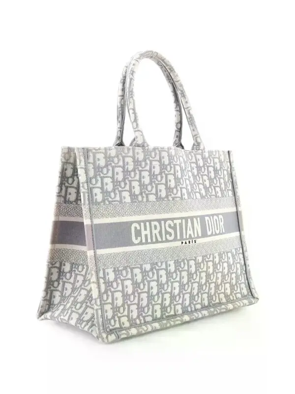 Dior Book Oblique Canvas Medium Tote Bag