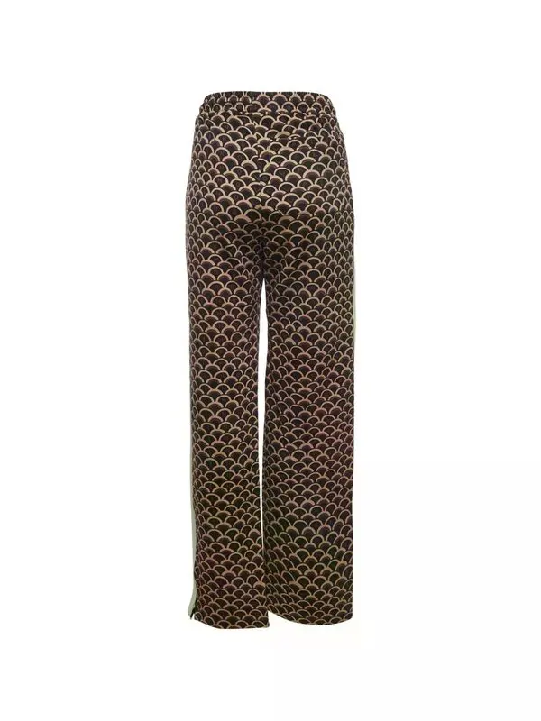 Valentino Garavani Scallop Print Track Pants - Black