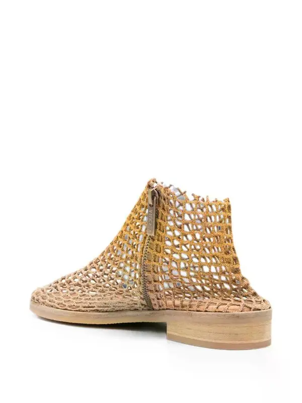 VERDURA SHOES Sardina Net Ankle Boots