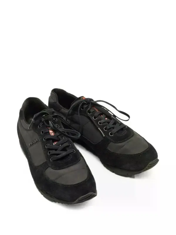 Prada Suede Panel Sneakers