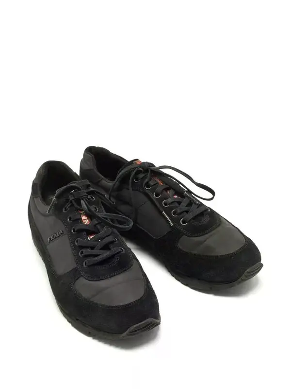 Prada Suede Panel Sneakers
