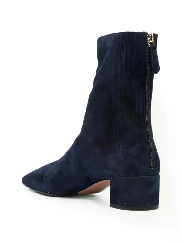 AQUAZZURA Saint Honoré Suede Ankle Boots